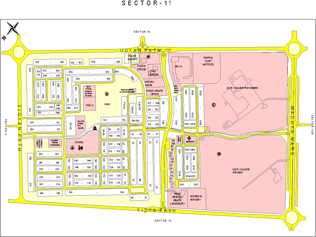 MAP | Chandigarh, The official website of the Chandigarh Administration