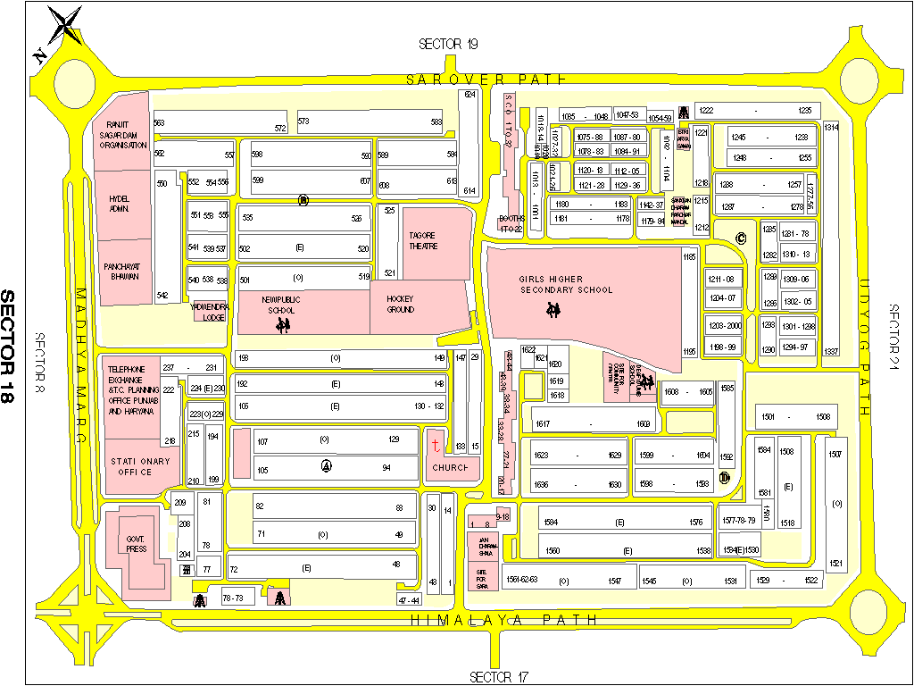 MAP | Chandigarh, The official website of the Chandigarh Administration