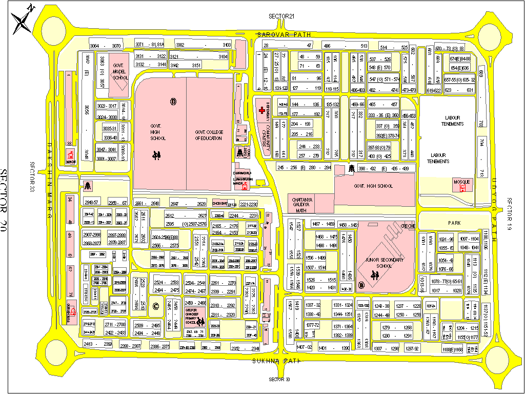 MAP | Chandigarh, The official website of the Chandigarh Administration
