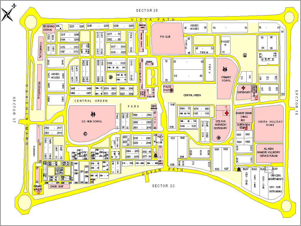 MAP | Chandigarh, The official website of the Chandigarh Administration