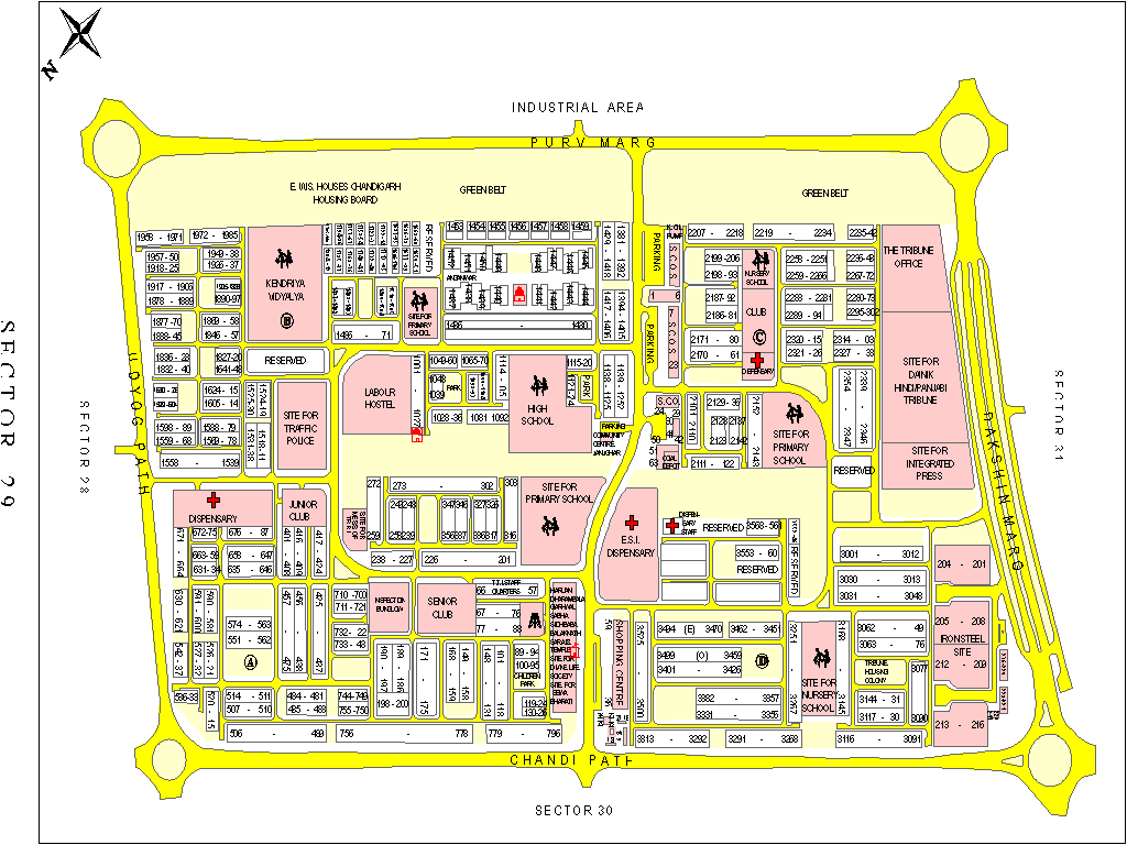 MAP | Chandigarh, The official website of the Chandigarh Administration