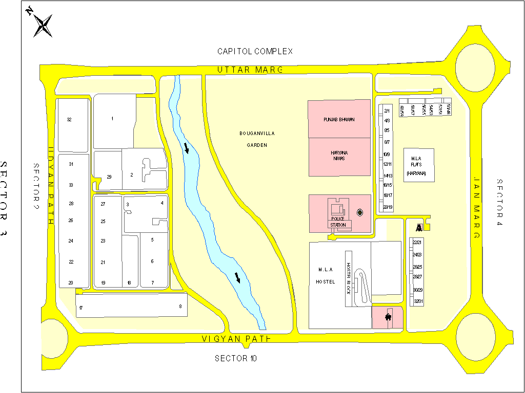 MAP | Chandigarh, The official website of the Chandigarh Administration
