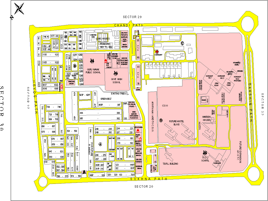 MAP | Chandigarh, The official website of the Chandigarh Administration