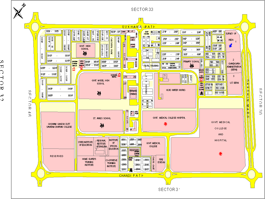 MAP | Chandigarh, The official website of the Chandigarh Administration