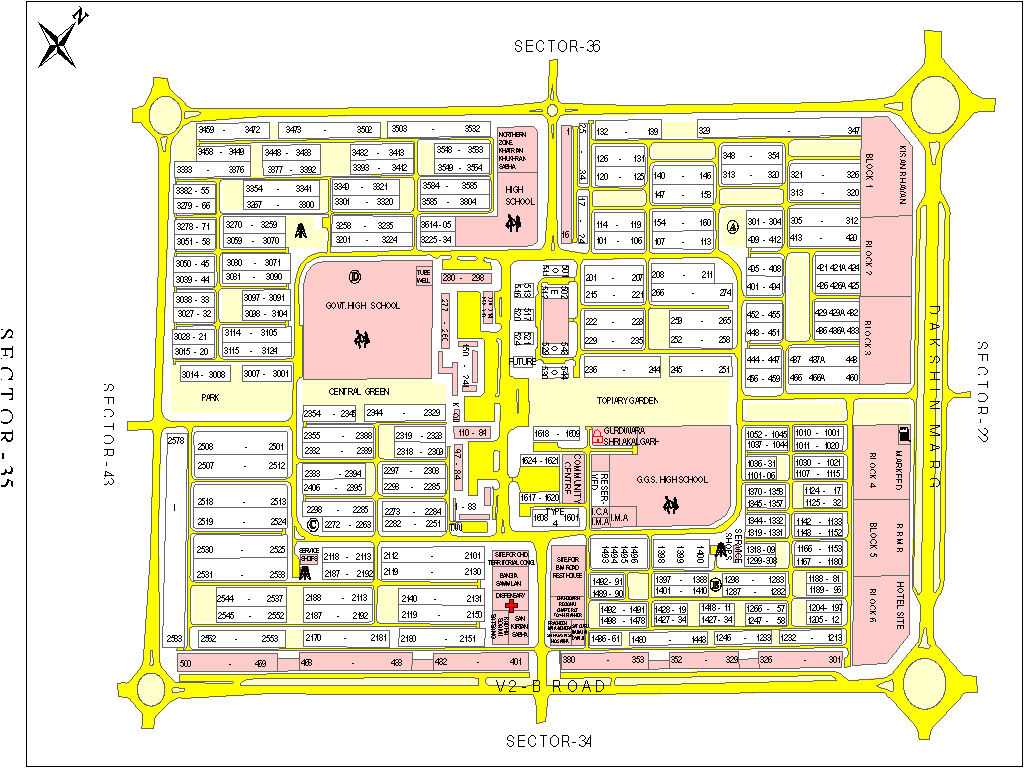 MAP | Chandigarh, The official website of the Chandigarh Administration